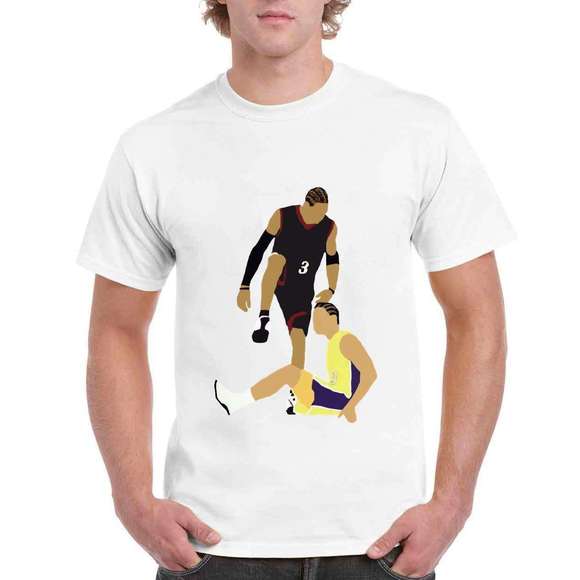 Gildan | Tops | Allen Iverson Steps Over Tyronn Lue Unisex Shirt | Poshmark